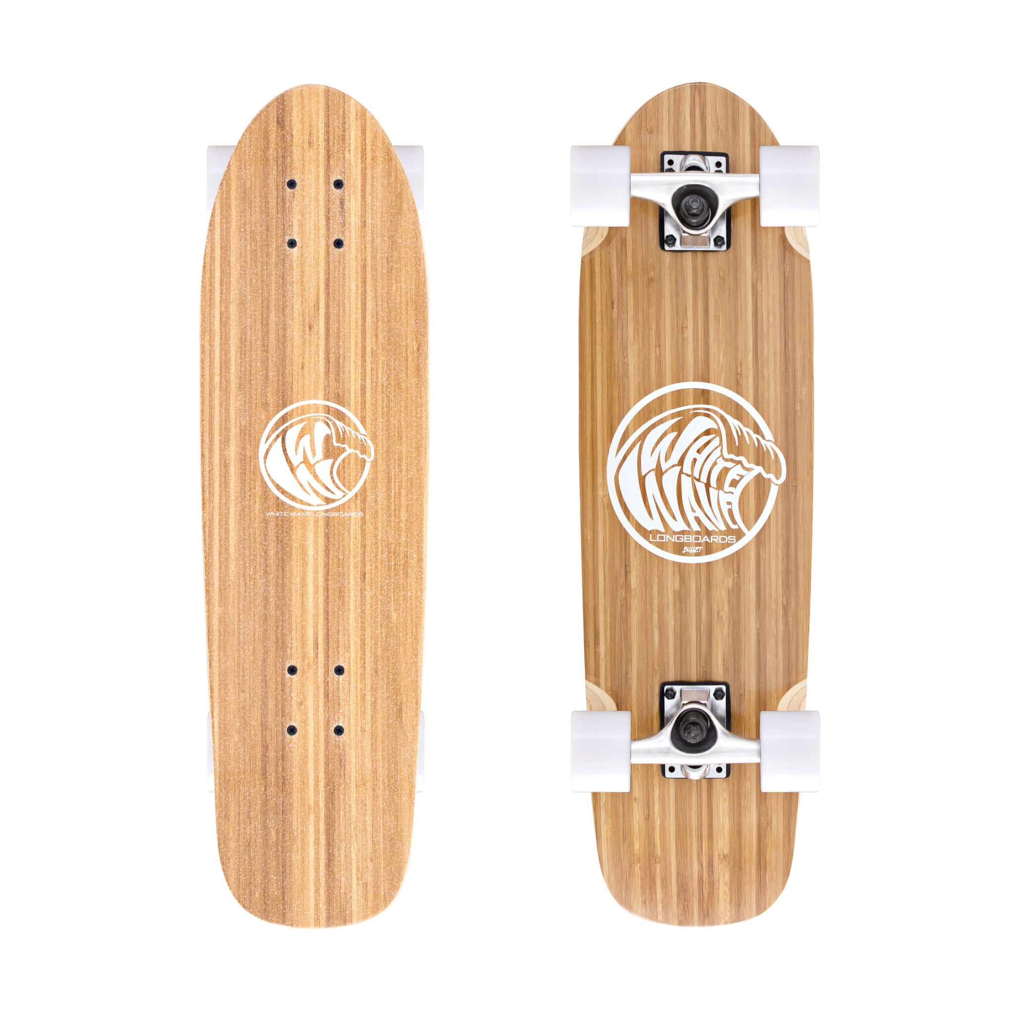 The Bullet White Wave Longboards
